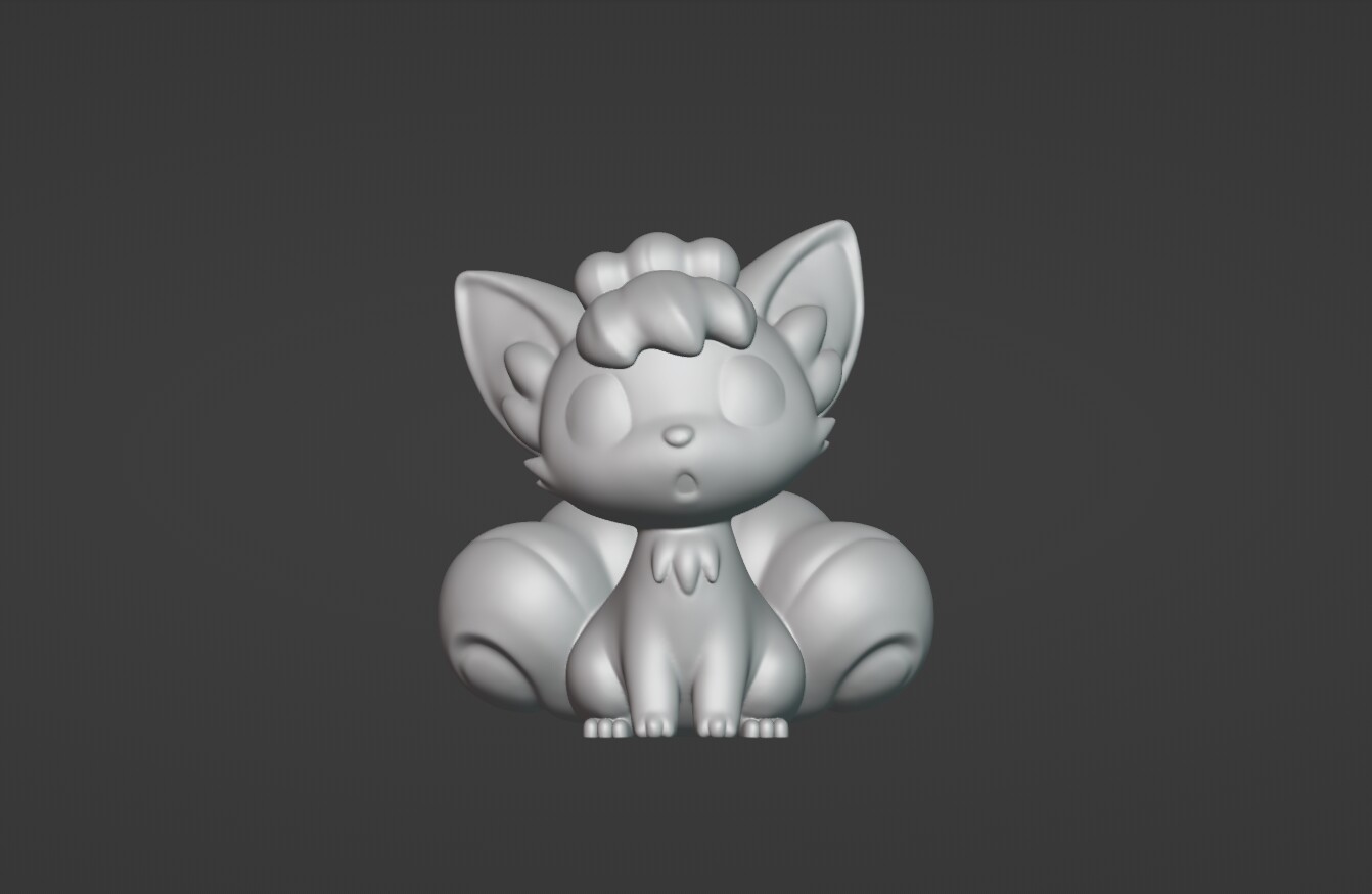 ArtStation - Vulpix - 3D print | Resources