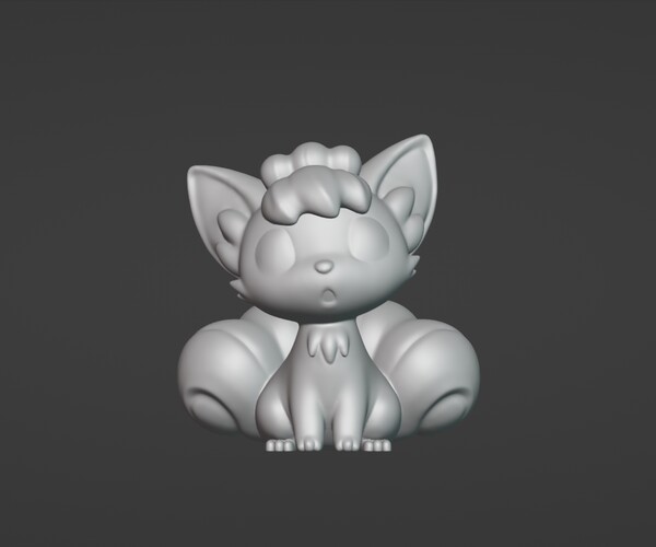 ArtStation - Vulpix - 3D print | Resources