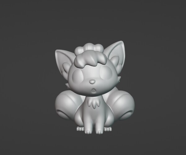 ArtStation - Vulpix - 3D print | Resources