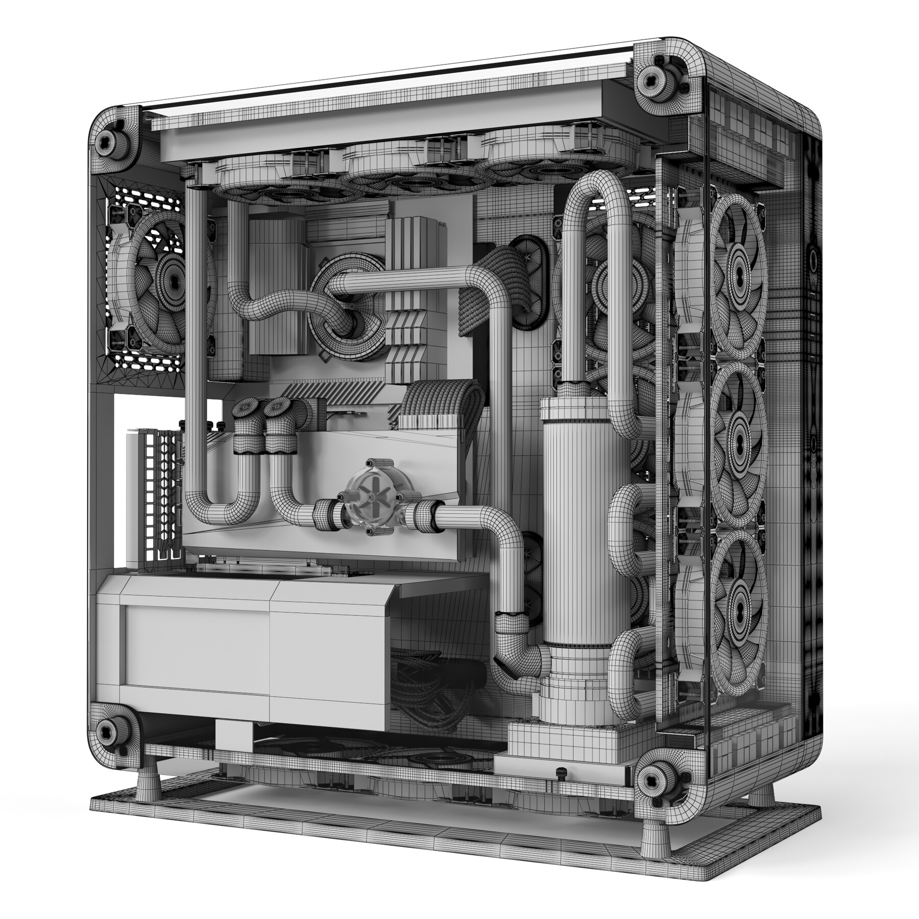 ArtStation - Thermaltake Core P6 Tempered Black | Resources