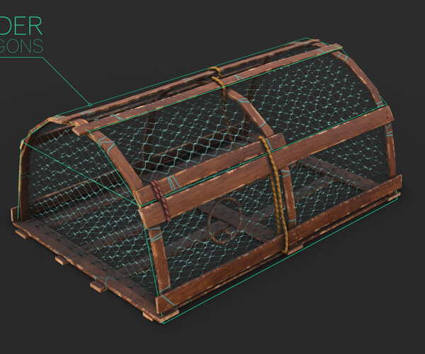 ArtStation - Crab Trap 02 | Game Assets