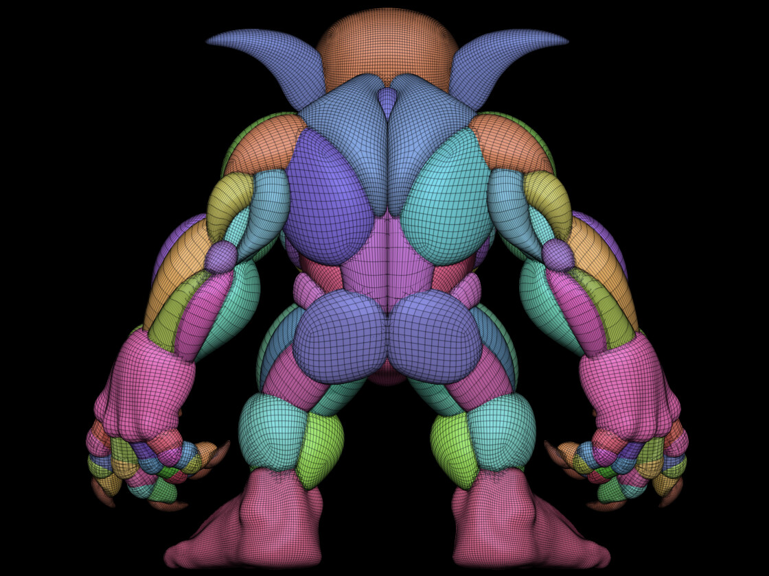 ArtStation - miniature base mesh Goblin blockout for and figures. Ztool ...