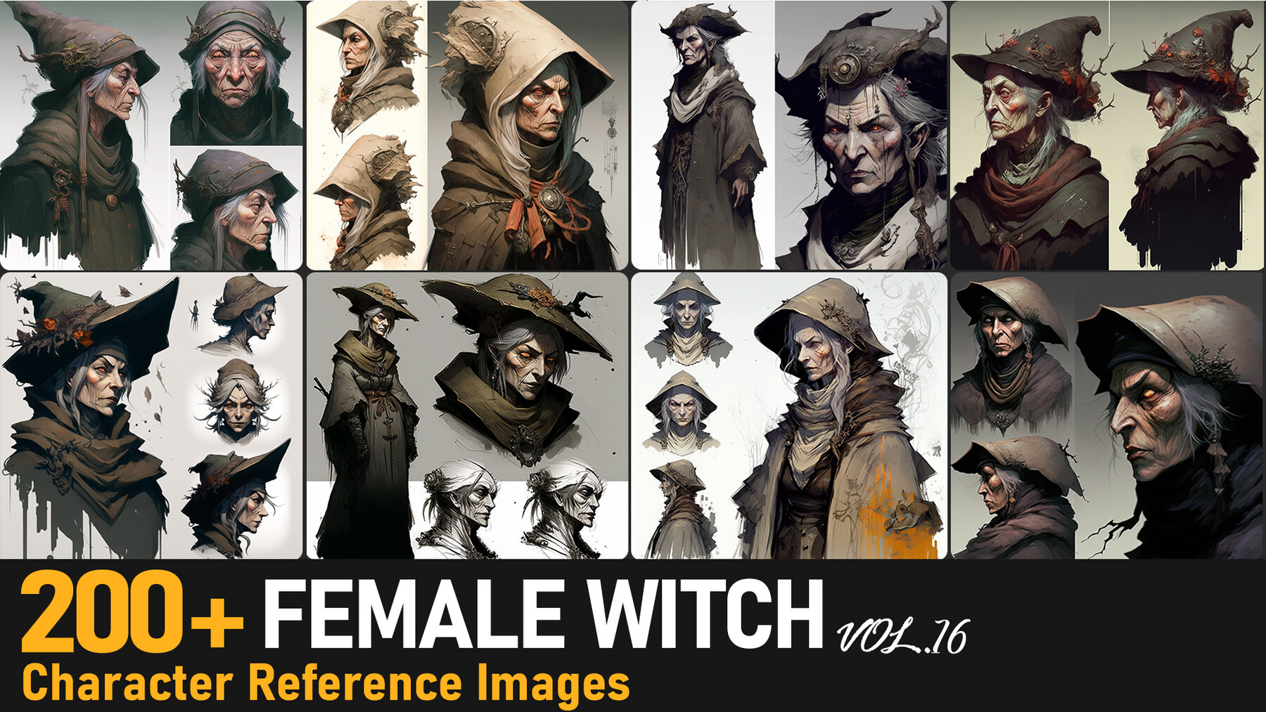 ArtStation - Female Witch VOL.16|4K Reference Images | Artworks