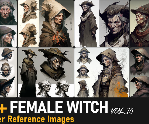 ArtStation - Female Witch VOL.16|4K Reference Images | Artworks