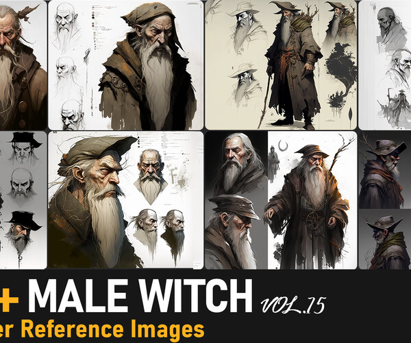 ArtStation - Male Witch VOL.15|4K Reference Images | Artworks