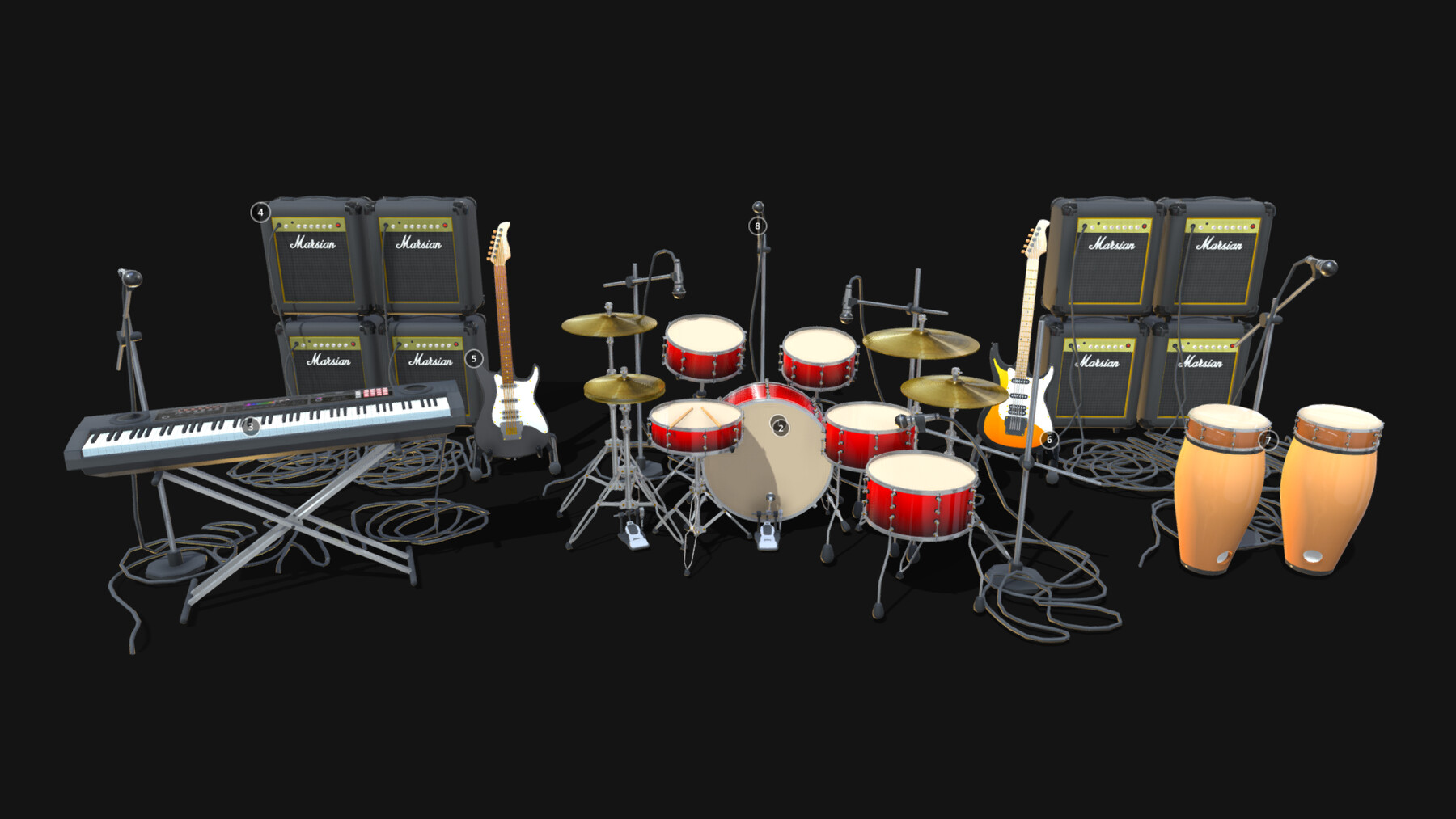 ArtStation - Rock Instrument Pack | Game Assets