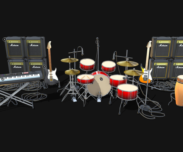 ArtStation - Rock Instrument Pack | Game Assets