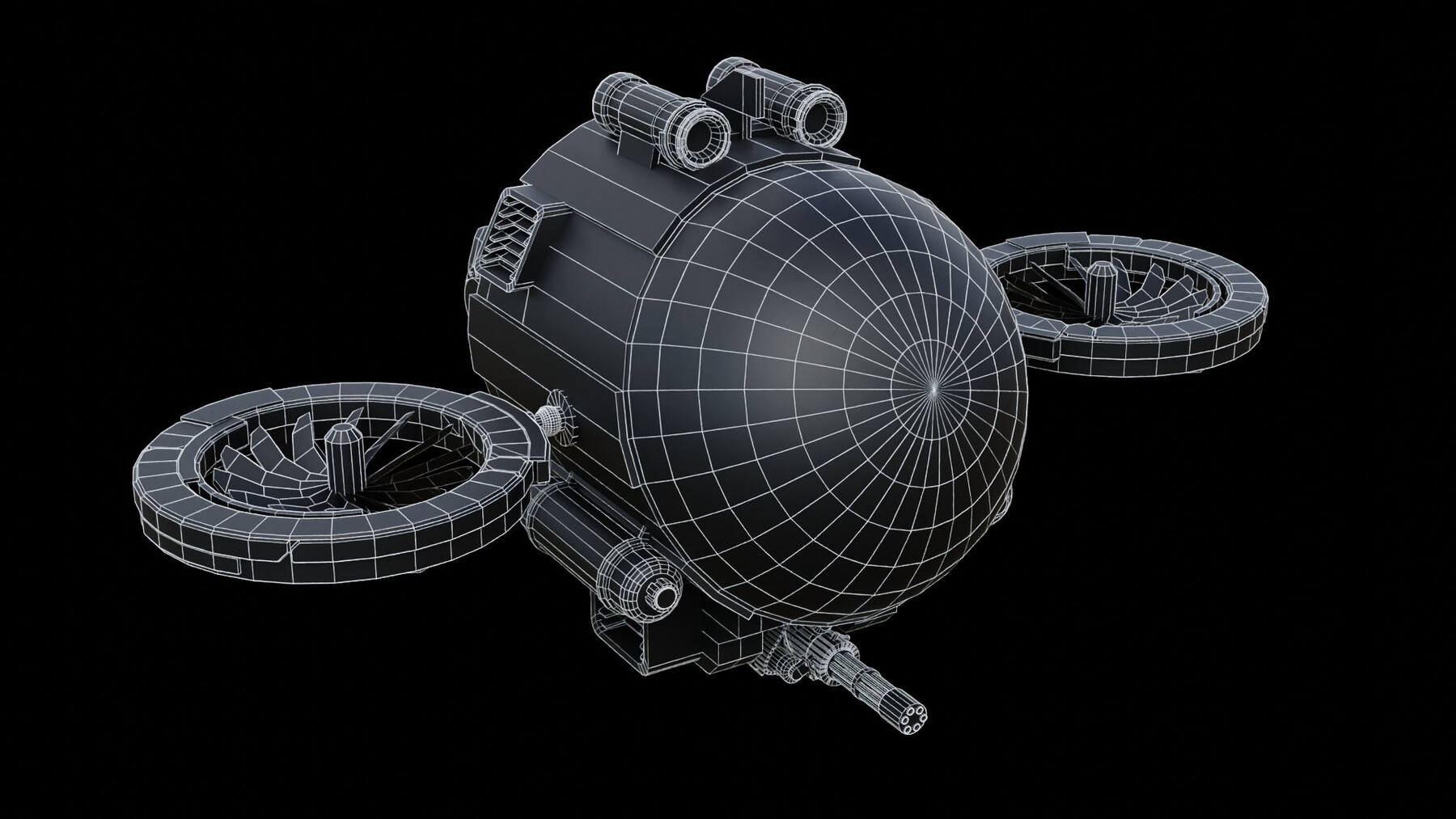 ArtStation - sci-fi helicopter | Game Assets