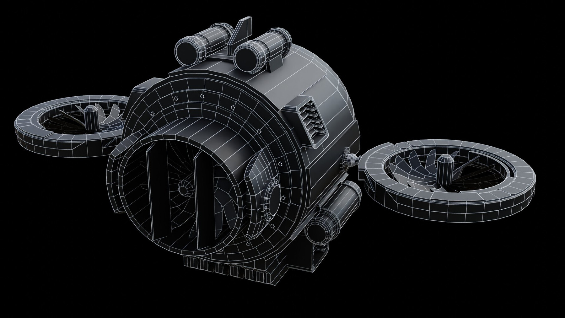 ArtStation - sci-fi helicopter | Game Assets
