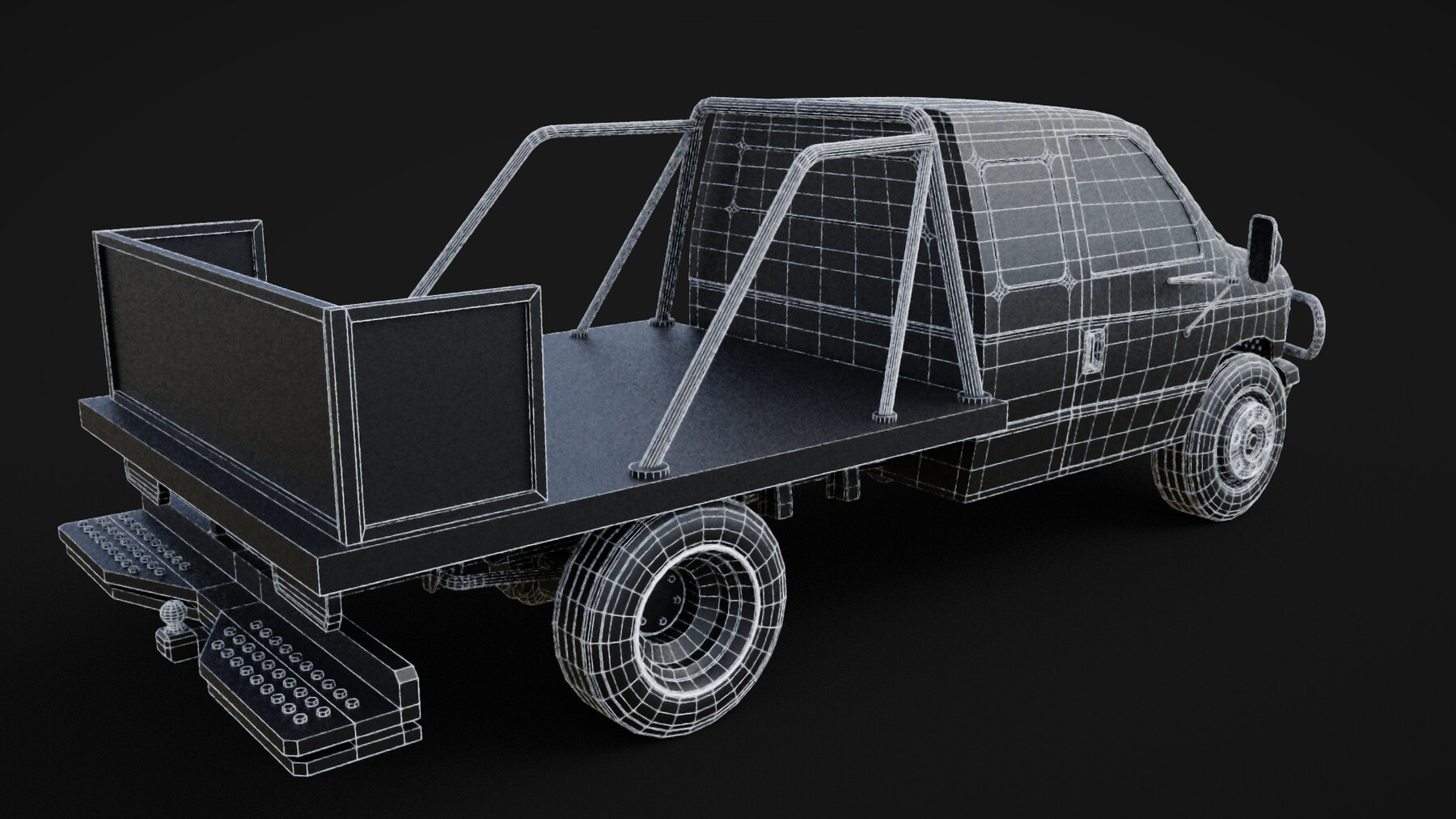 ArtStation - rusted truck car | Game Assets