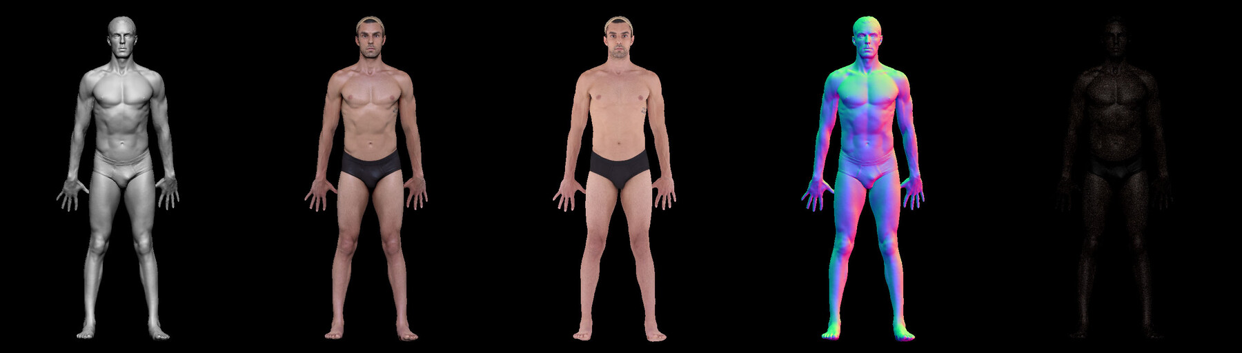 ArtStation - Male Scan - Dan 033 Standing pose | Game Assets