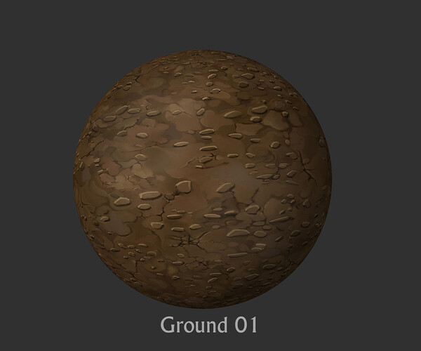 ArtStation - Ground Textures - Hand Painted P01 | Game Assets