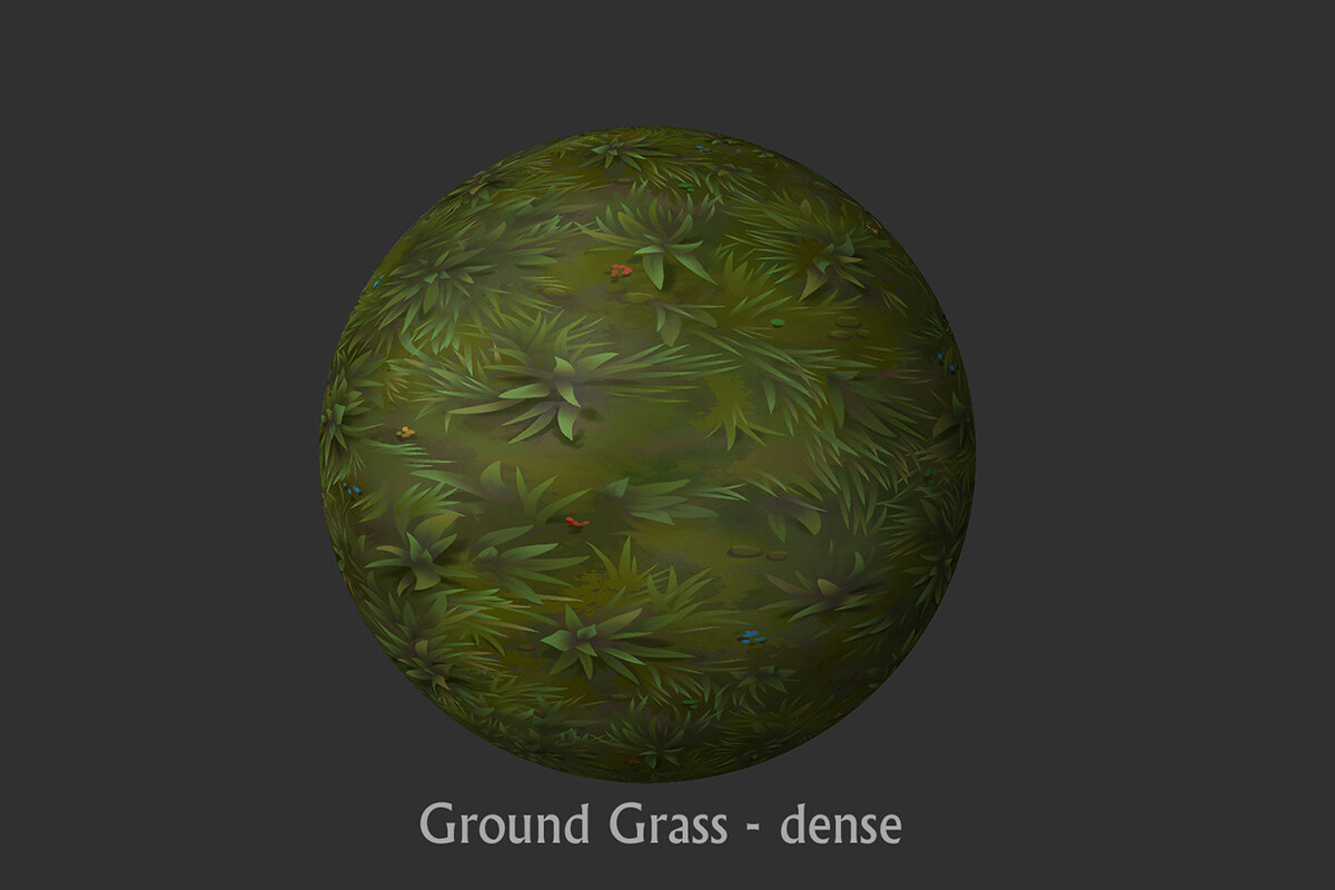 ArtStation - Ground Textures - Hand Painted P01 | Game Assets