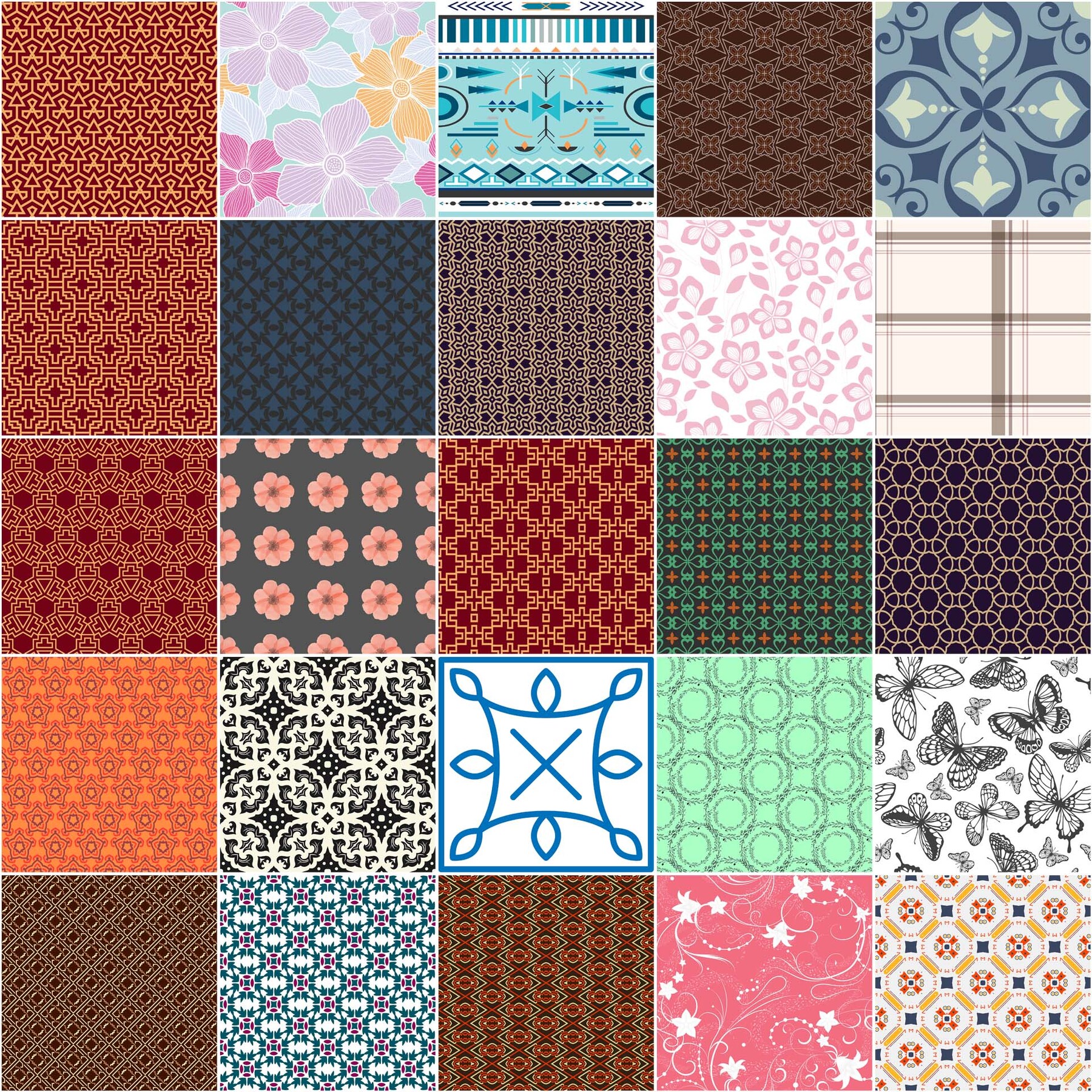 ArtStation - 100 PATTERNS VOL 02 (Tweed, Herringbone Tweed, Dogtooth ...