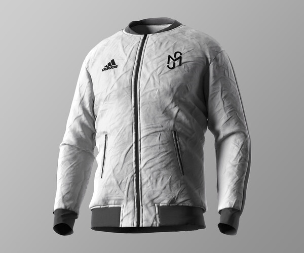 ArtStation - ADIDAS - JACKET MOCKUP for CLO3D and Marvelous Designer ...