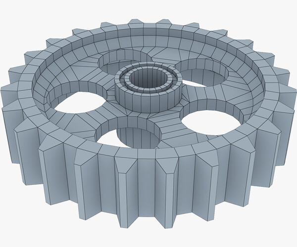 ArtStation - Gears Set Low Poly v 1 | Resources