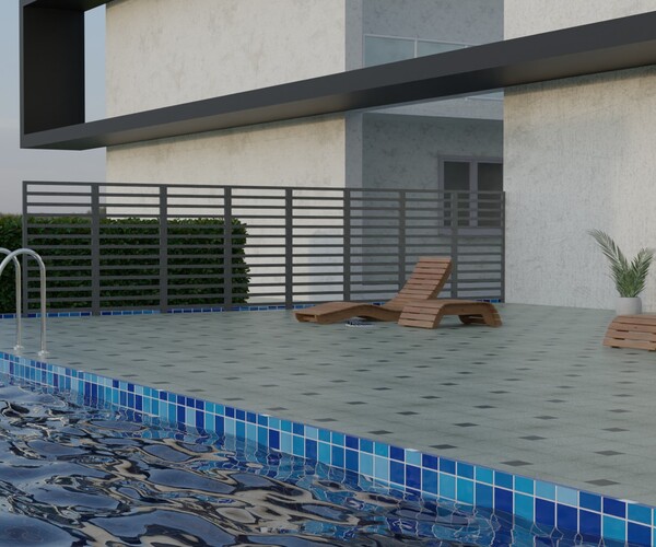 ArtStation - Pool Area | Game Assets