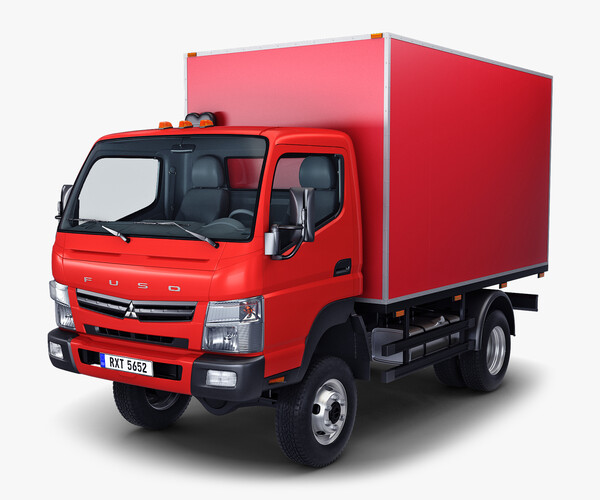 ArtStation - Mitsubishi Fuso Canter 4x4 Box 2016 | Resources