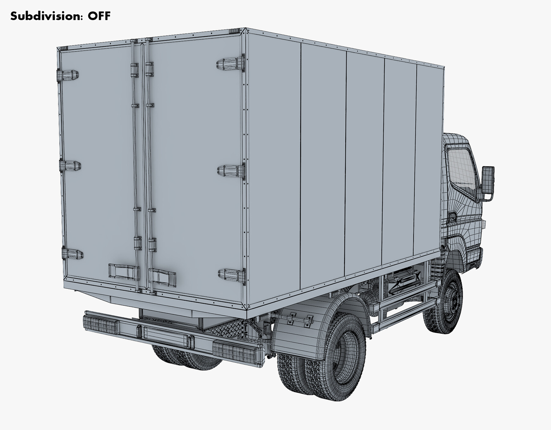 ArtStation - Mitsubishi Fuso Canter 4x4 Box 2016 | Resources