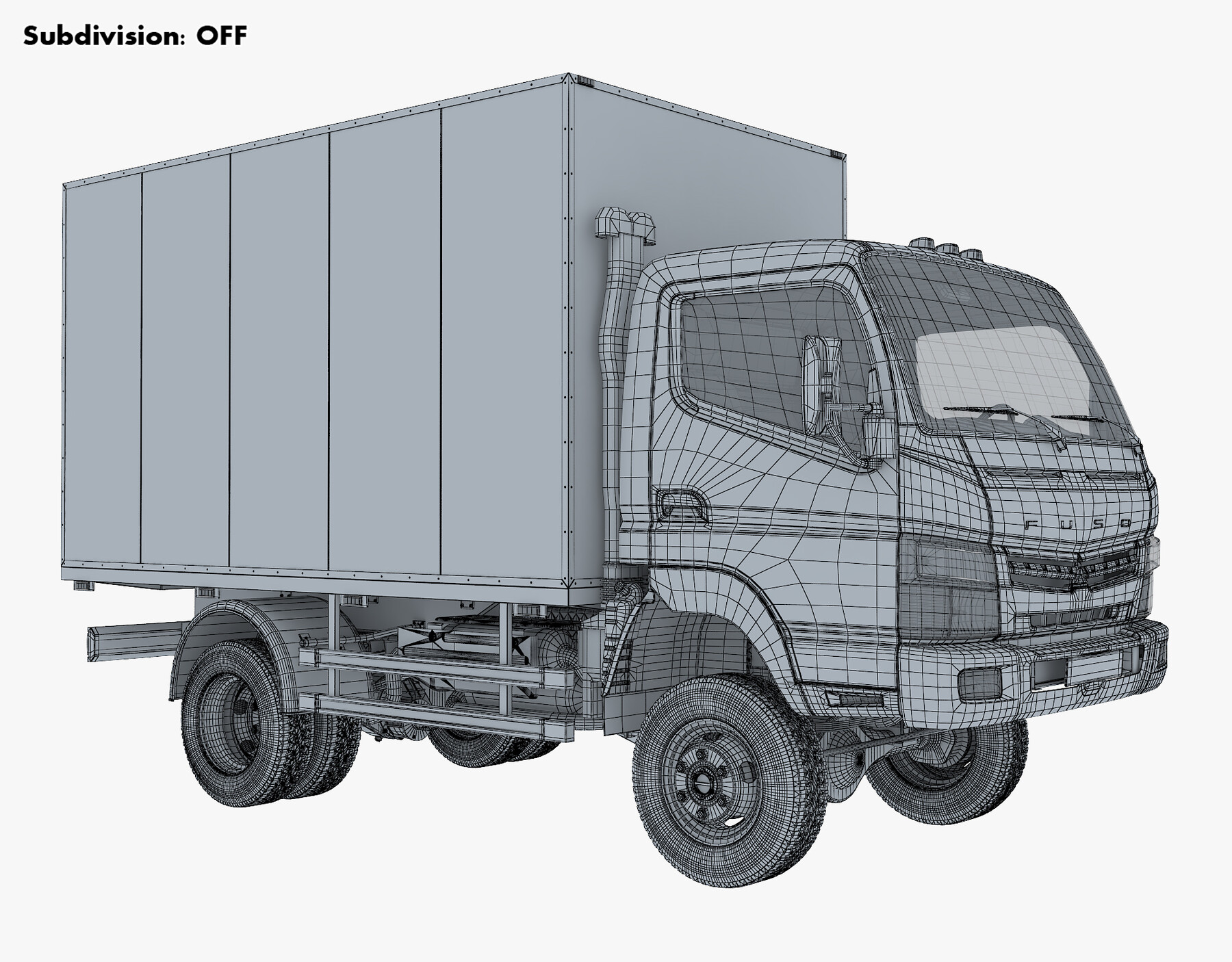 ArtStation - Mitsubishi Fuso Canter 4x4 Box 2016 | Resources