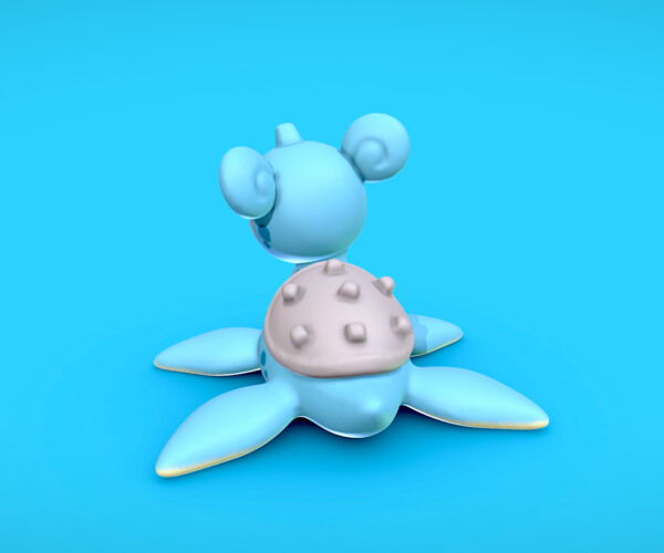 ArtStation - Baby Lapras - 3d print | Game Assets