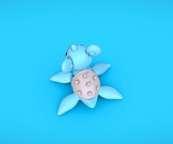 ArtStation - Baby Lapras - 3d print | Game Assets