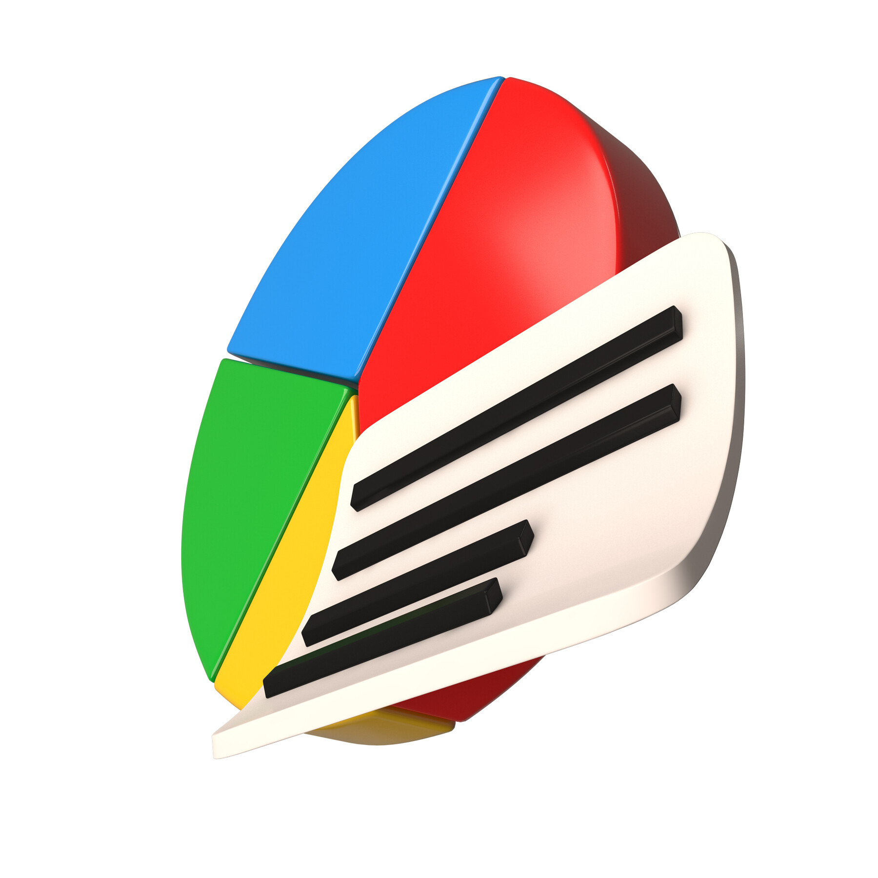 ArtStation - 3d Pie Chart with Information | Resources