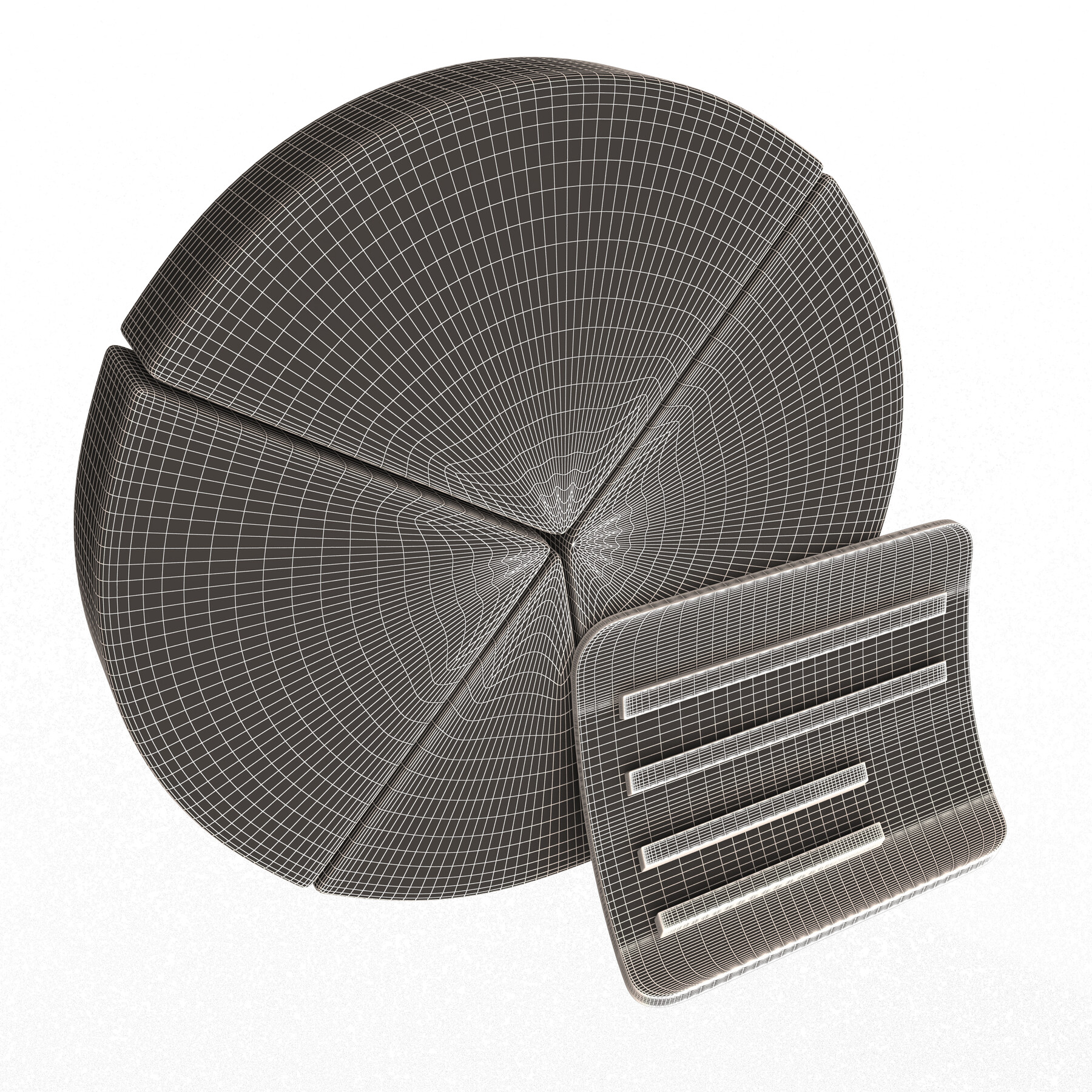 ArtStation - 3d Pie Chart with Information | Resources