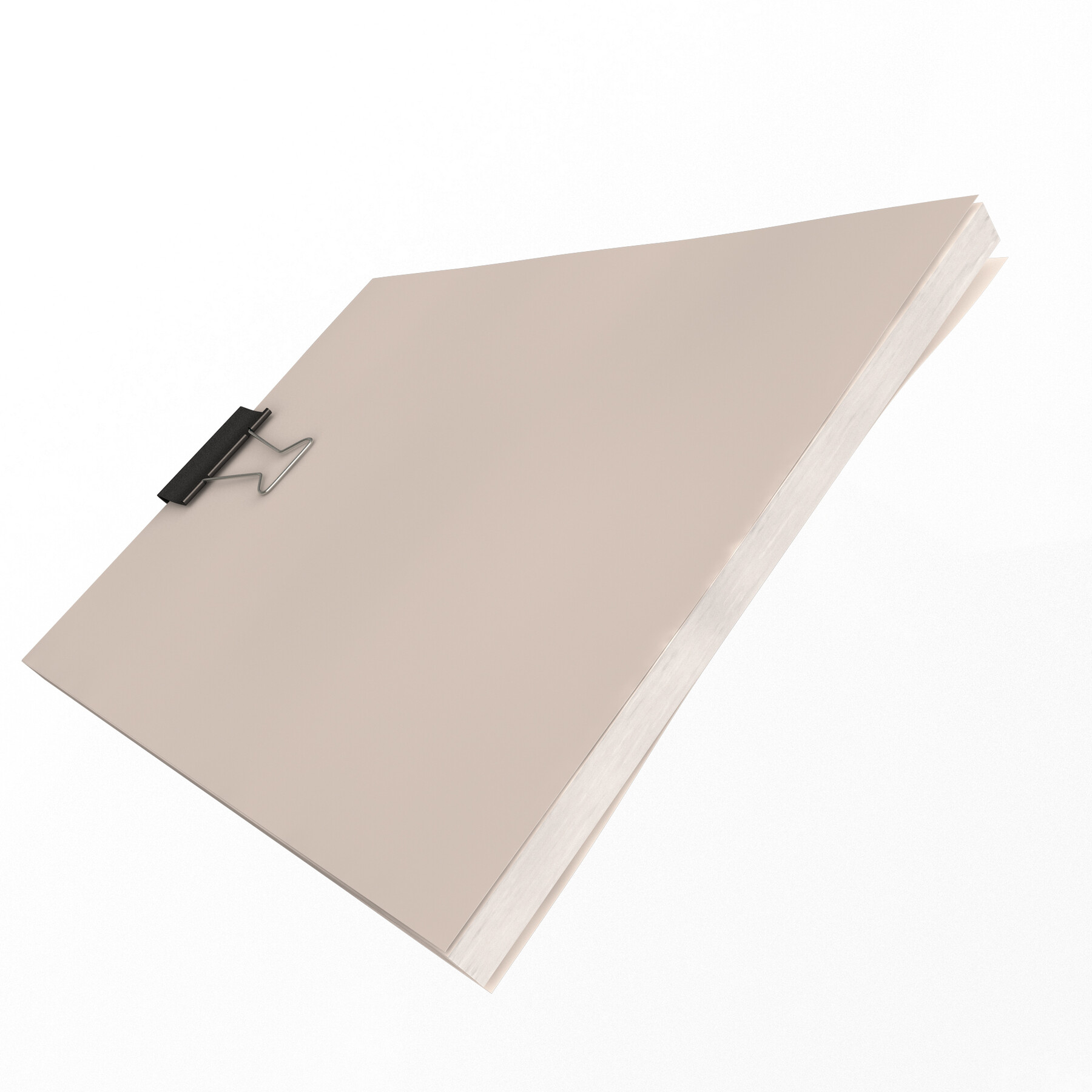 ArtStation - A4 Sheets with Binder Clip | Resources