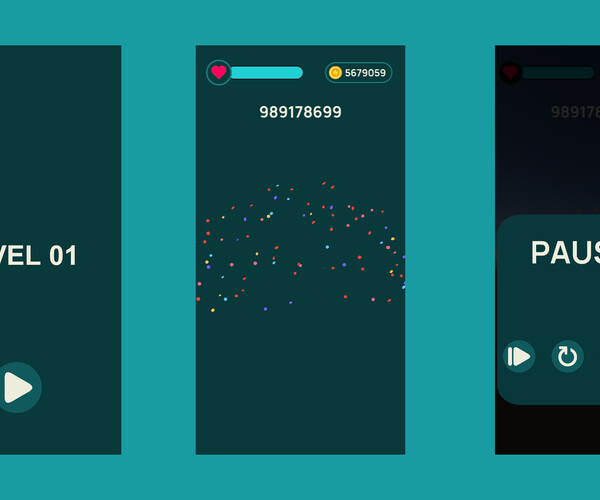 ArtStation - Hyper Casual UI Pack | Game Assets