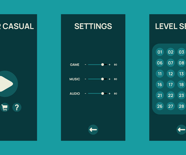 ArtStation - Hyper Casual UI Pack | Game Assets