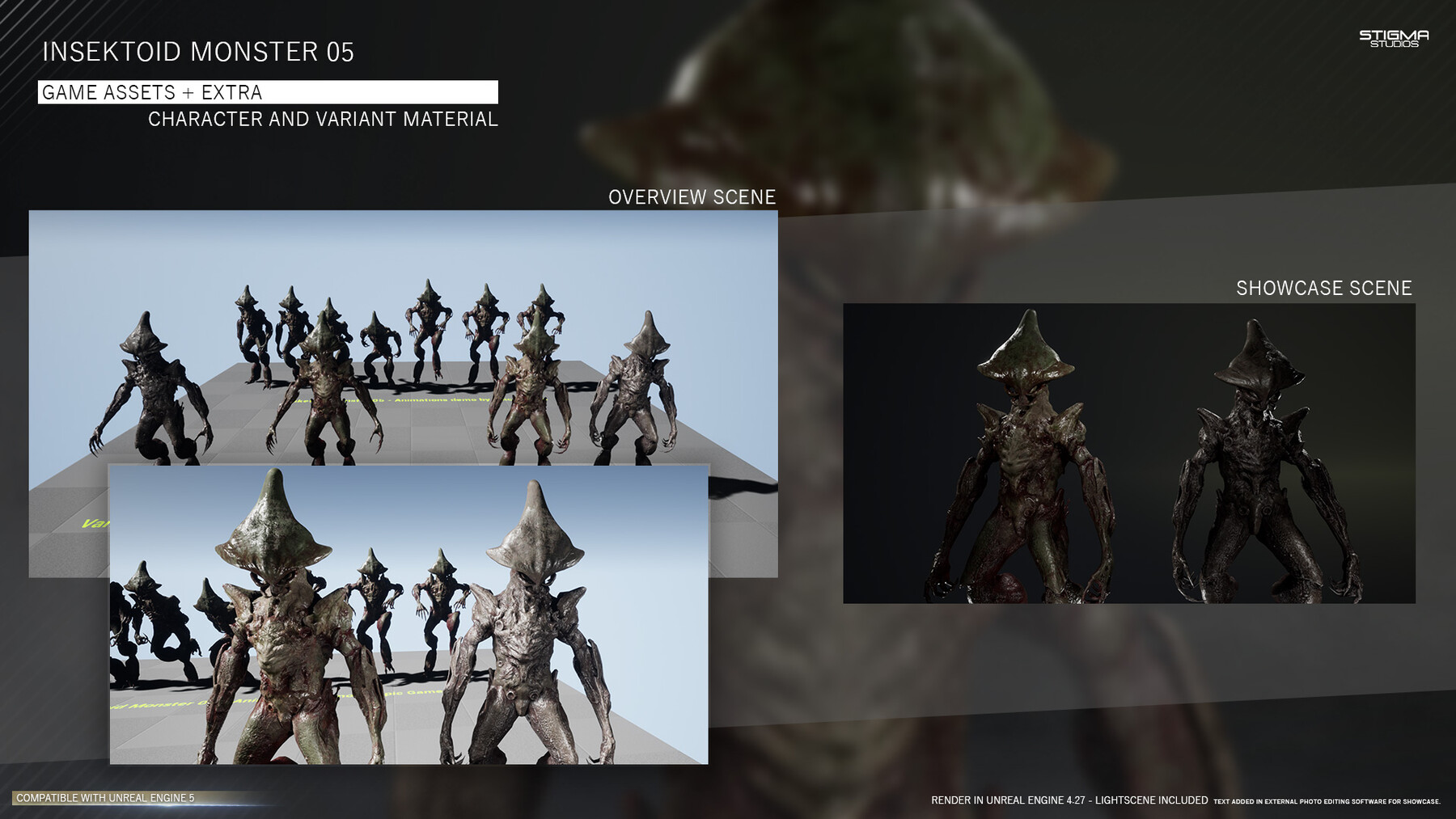 ArtStation - Insektoid Monster 05 - Game Assets + Extra | Game Assets