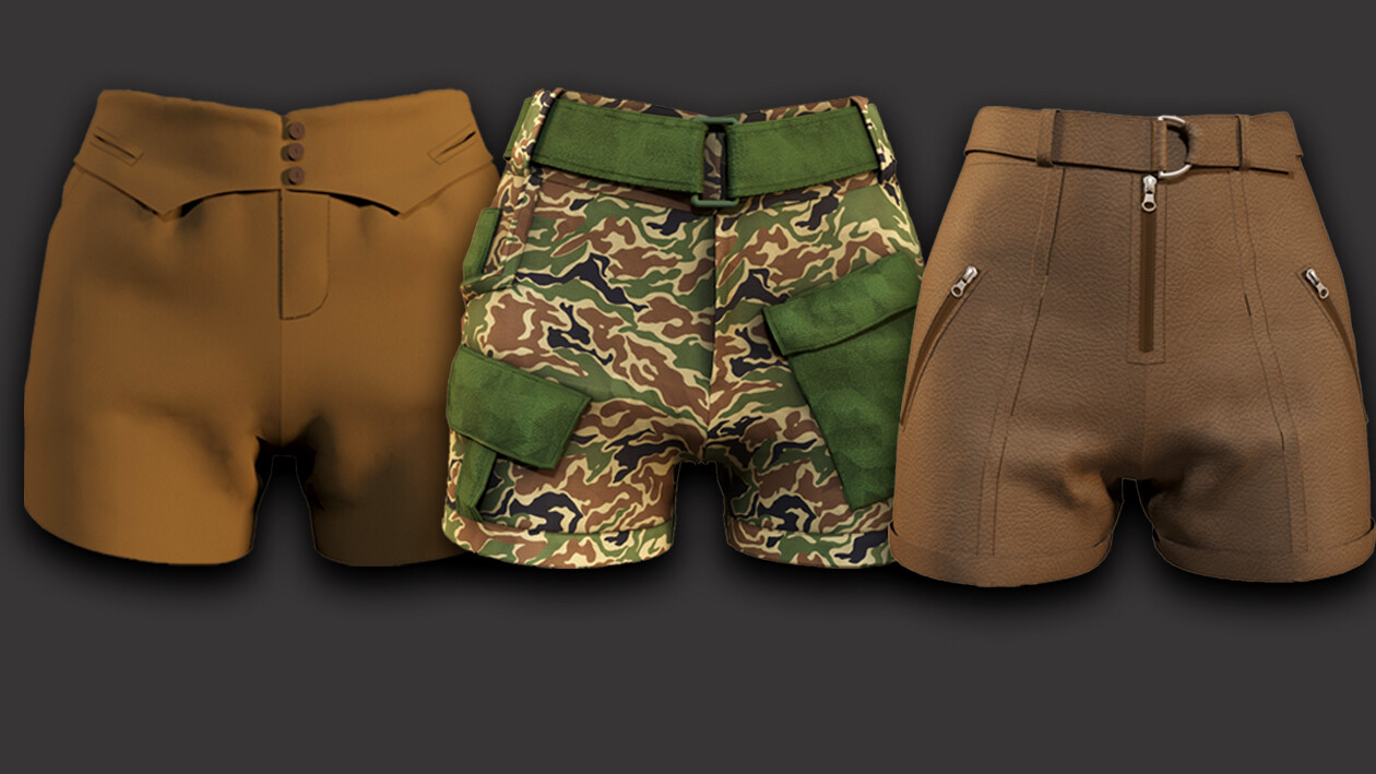 ArtStation - Shorts | Game Assets