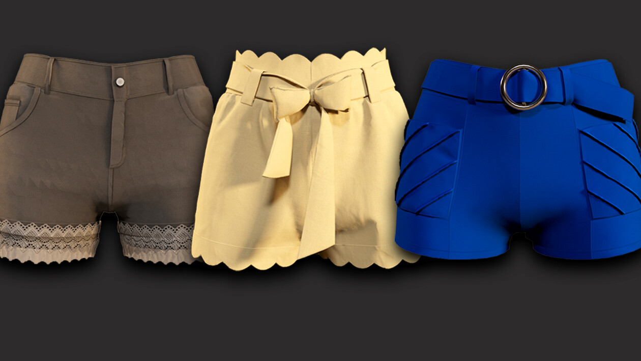 ArtStation - Shorts | Game Assets