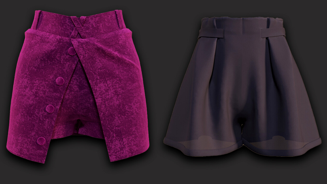 ArtStation - Shorts | Game Assets