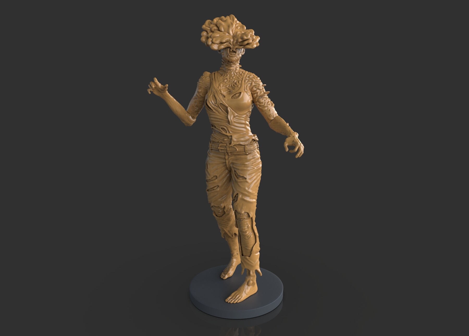 ArtStation - Female Clicker Sculpture | Resources