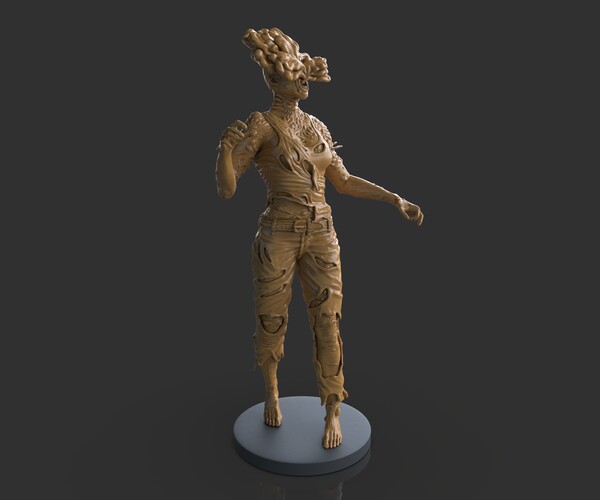 ArtStation - Female Clicker Sculpture | Resources
