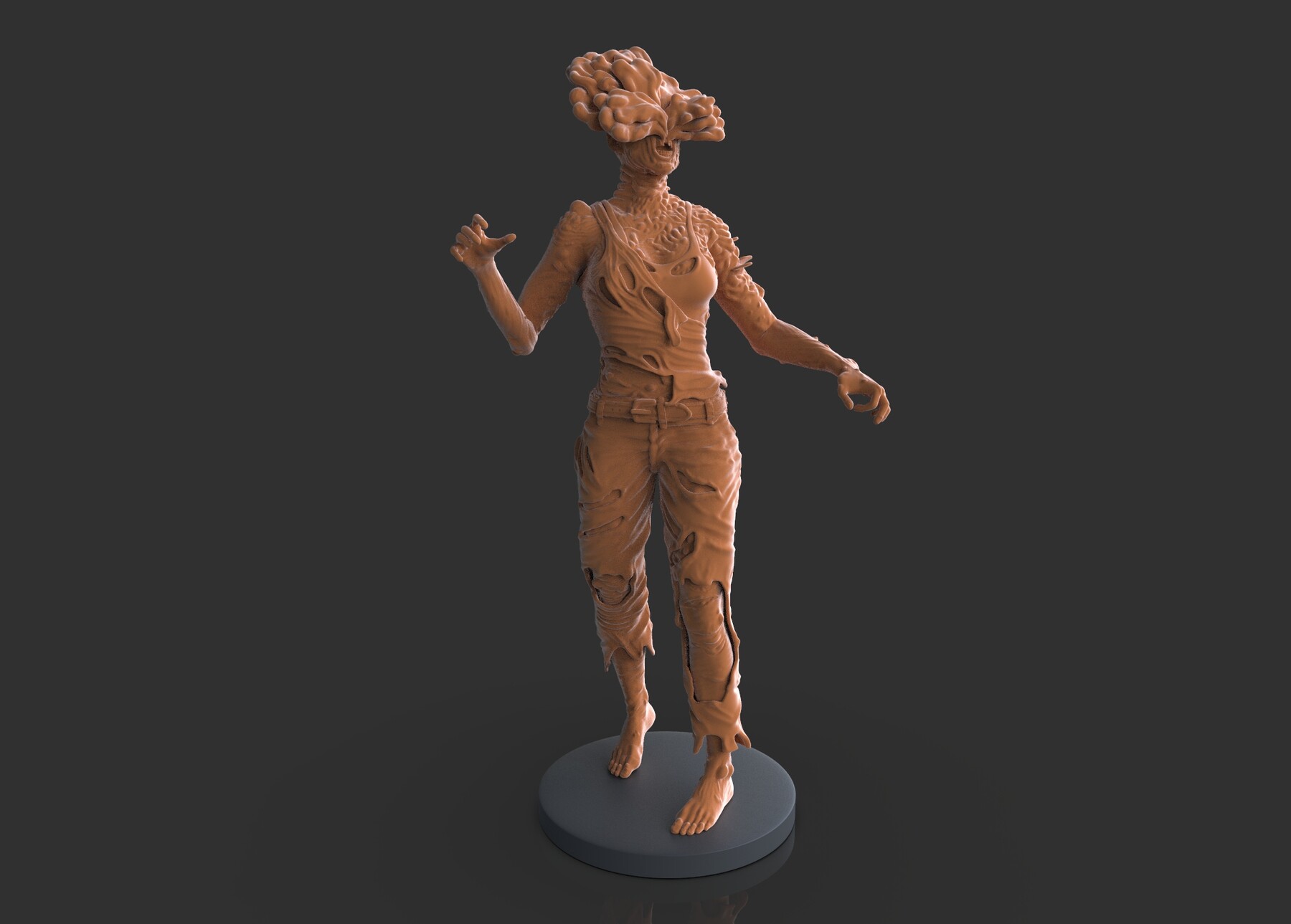ArtStation - Female Clicker Sculpture | Resources