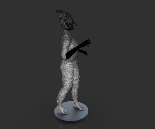 ArtStation - Female Clicker Sculpture | Resources