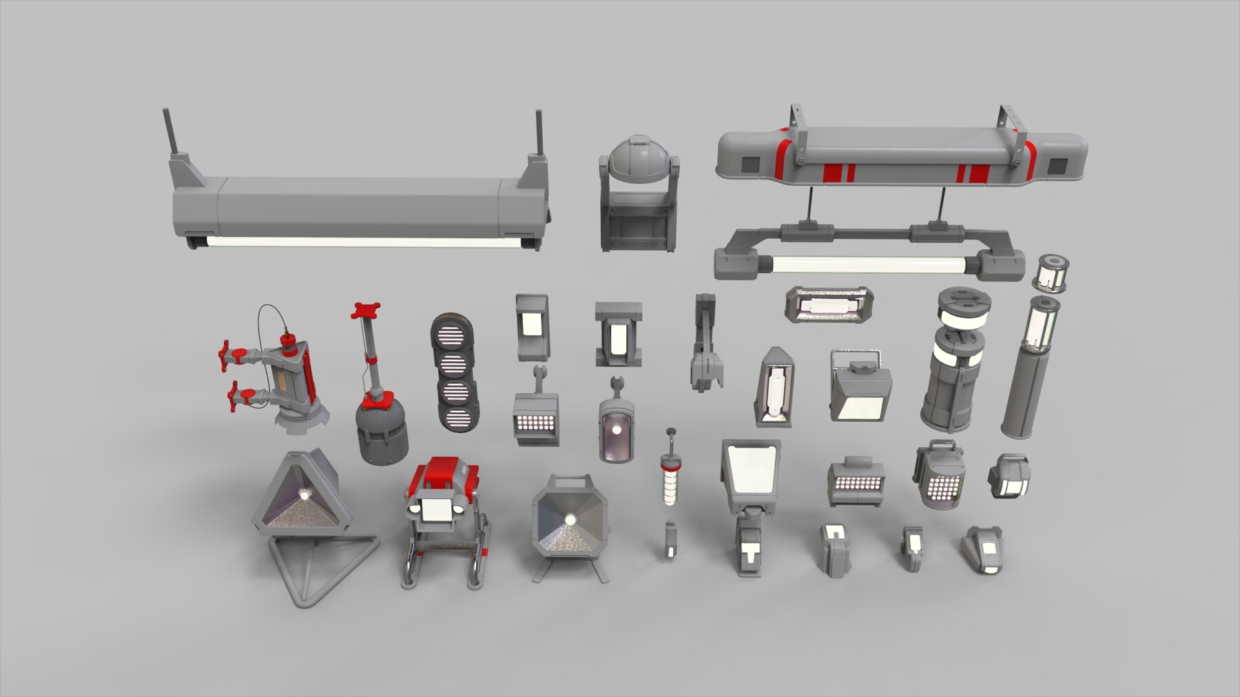 ArtStation - sci fi lighting 9 | Resources