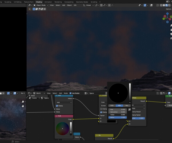 ArtStation - Procedural hdr scifi space texture in Blender_ fully customizable | Resources