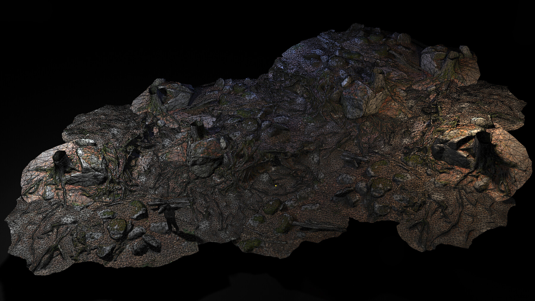 ArtStation - Beech forest ground roots - PBR Game ready scan bake | Game Assets