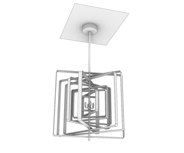 ArtStation - Square Chandelier | Game Assets