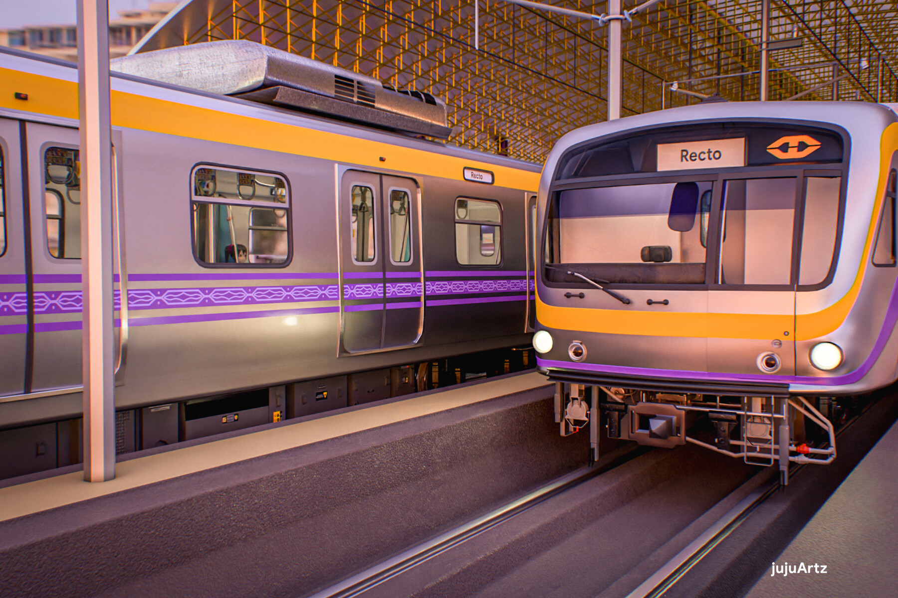 ArtStation - Train Station | Game Assets