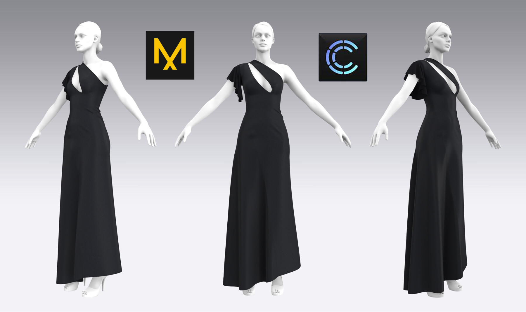 ArtStation - Dress Outfits MD CLO 3D ZPRJ ZPAC project files 3D model | Game Assets