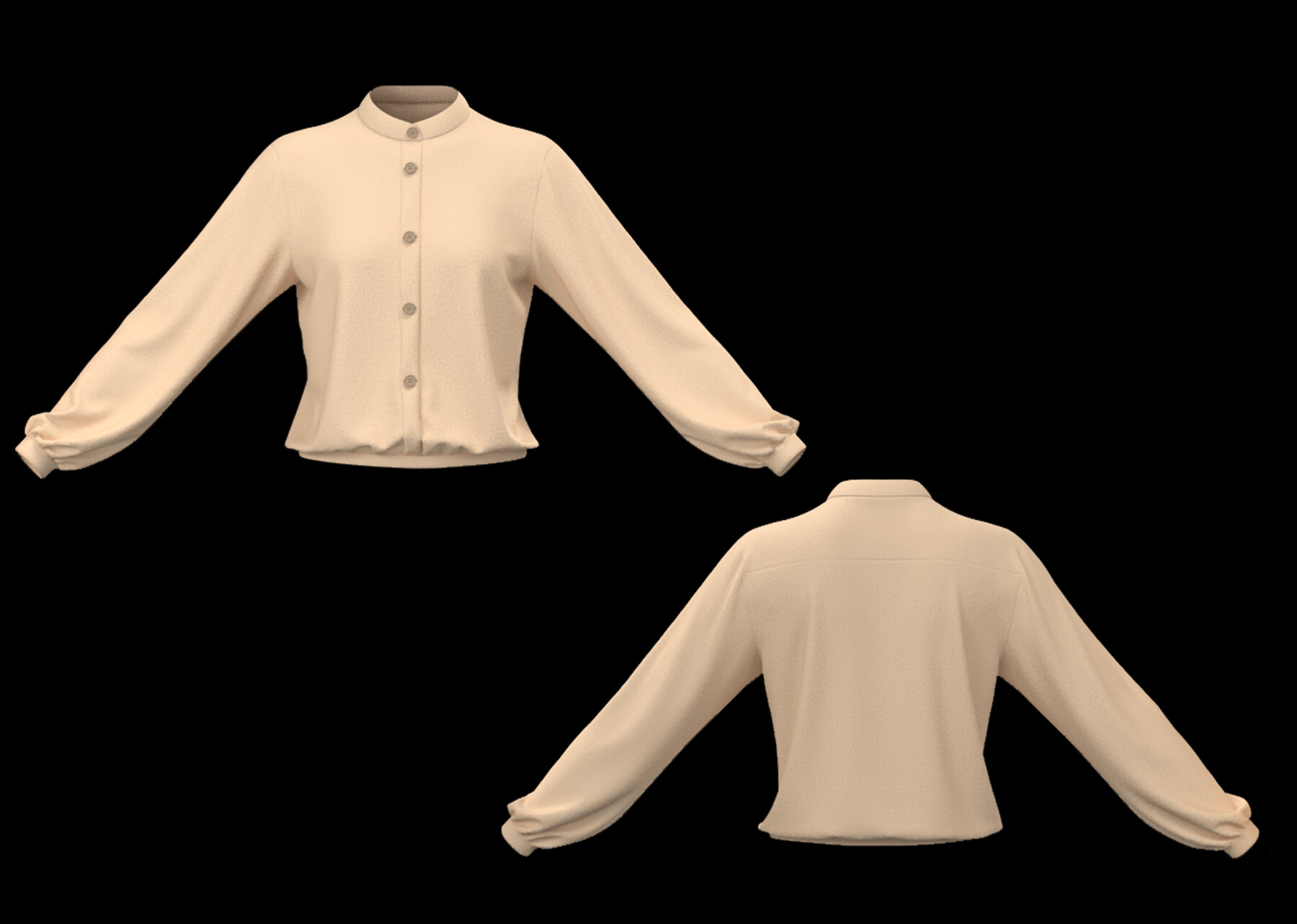 ArtStation - 20 Women's Basic Shirts + Zprj +Obj + Fbx | Game Assets