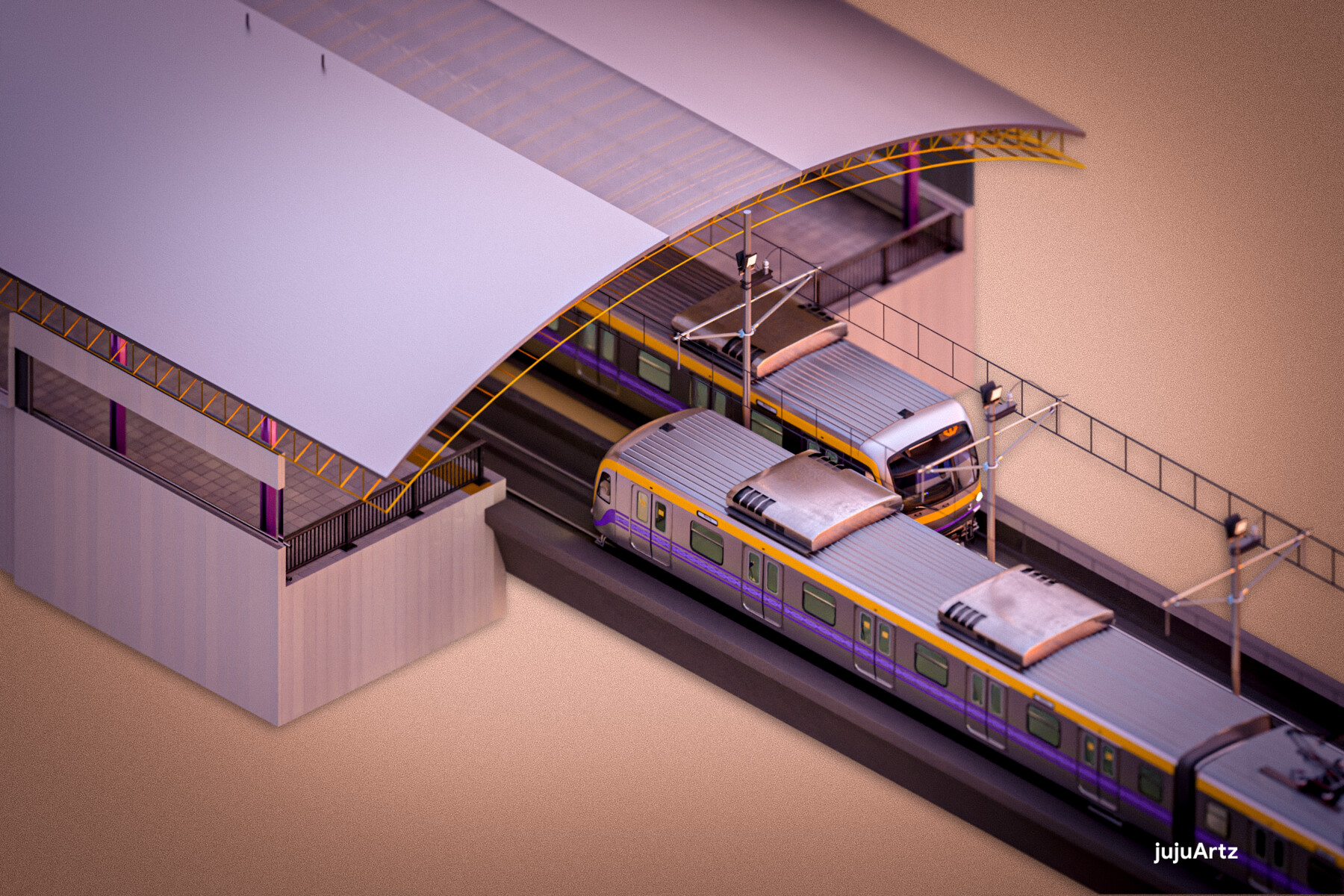 ArtStation - Hyundai Rotem Train Car Interior & Exterior Full Rolling ...