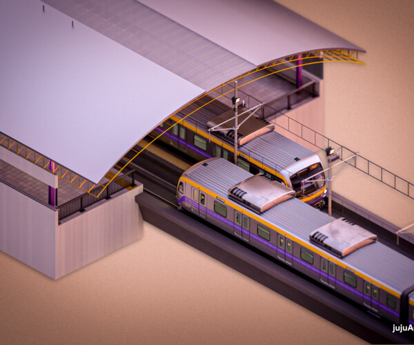 ArtStation - Hyundai Rotem Train Car Interior & Exterior Full Rolling ...