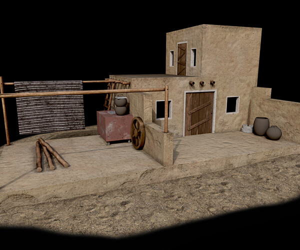 ArtStation - House Game Ready 3 | Game Assets