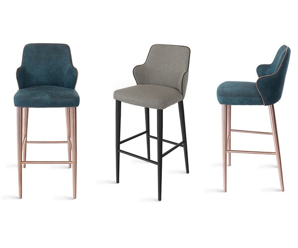 ArtStation - CH1133 Filwell Swansea Fabric Home Bar Chair DVX | Resources